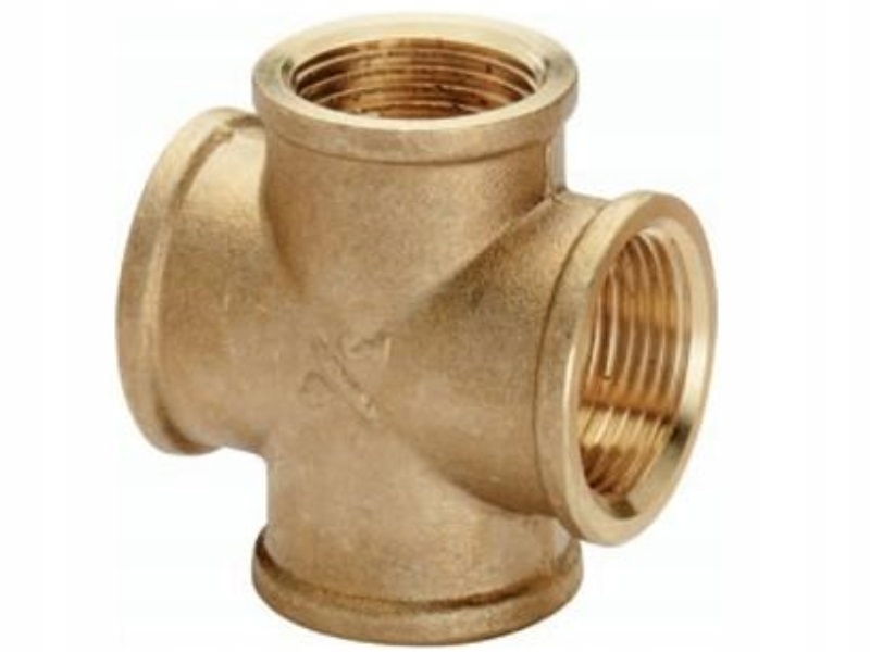 Czwórnik mosiężny 1' (8435084004125) • Cena, Opinie • Rury i kształtki ...