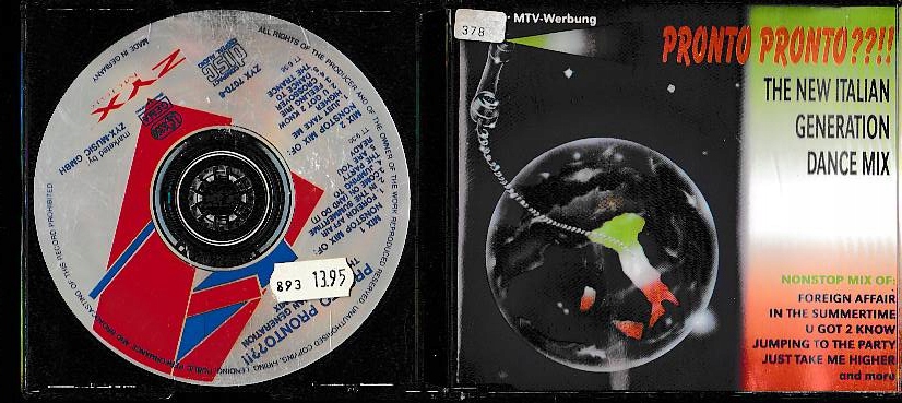 Płyta CD Pronto ??!! New Italian Generation Dance Mix ...