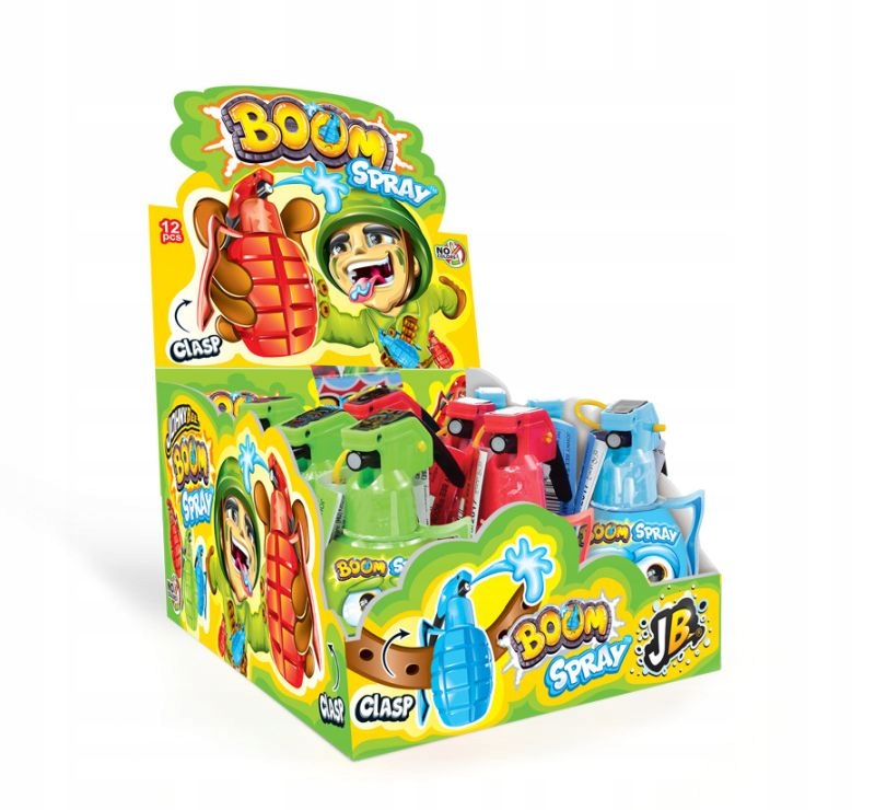 Cukierki JOHNY BEE - Boom Spray Johny Bee 600 g • Cena, Opinie - Allegro