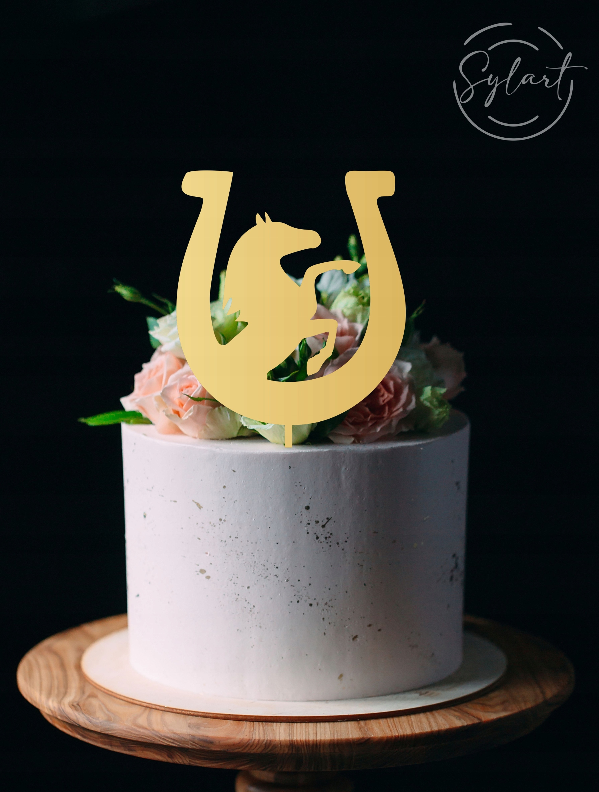 Topper Koń Konik podkowa urodziny Pleksi Lustro • Cena, Opinie ...