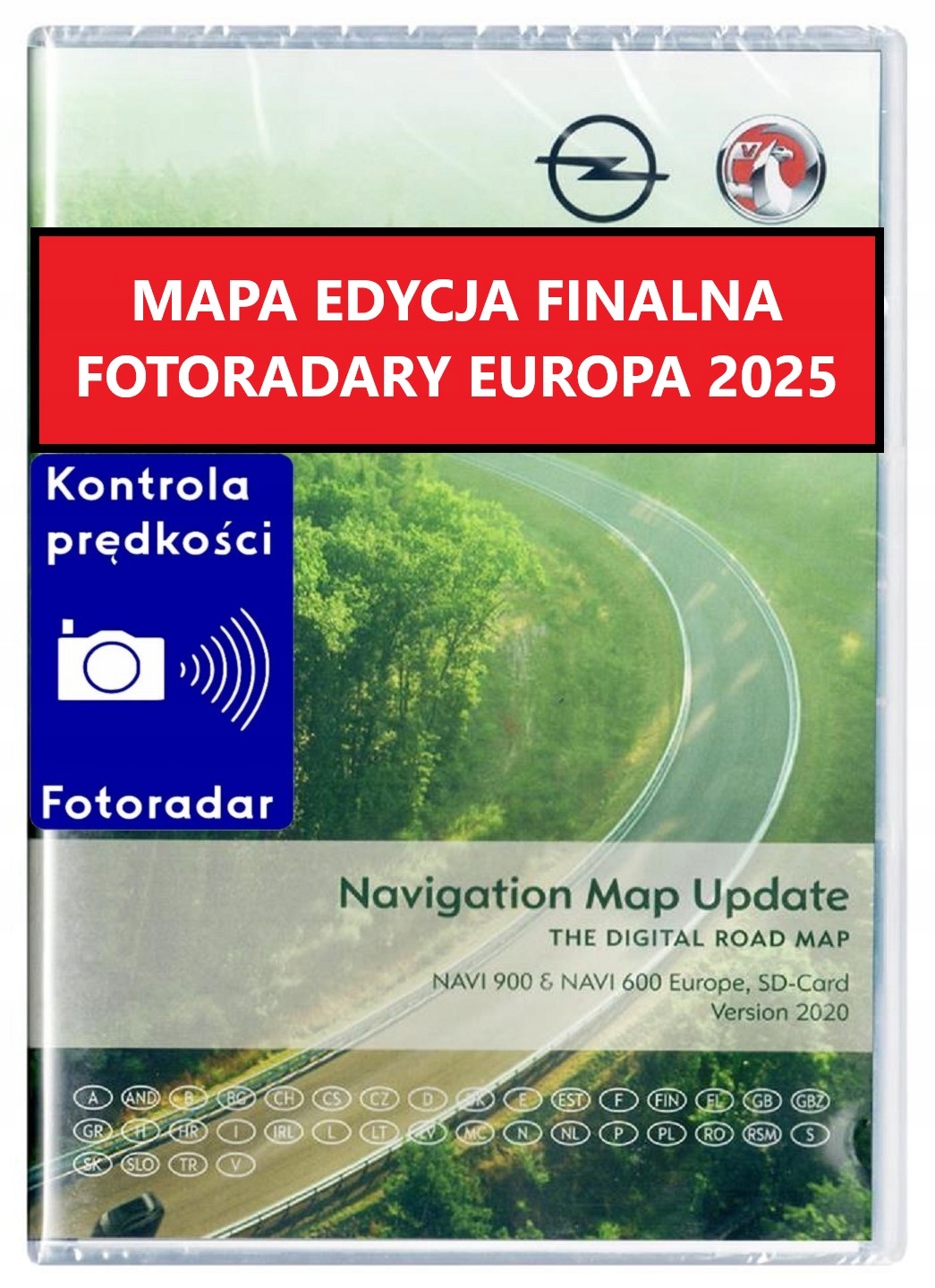 KARTA MAPA OPEL NAVI 600 900 EUROPA 2022 RADARY 2025 ASTRA INSIGNIA ...