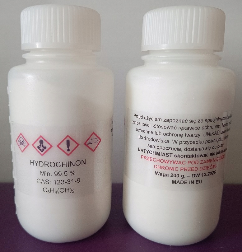 Hydrochinon Cz.D.A - 50 Gram Do Foto (5903890446833) • Cena, Opinie ...