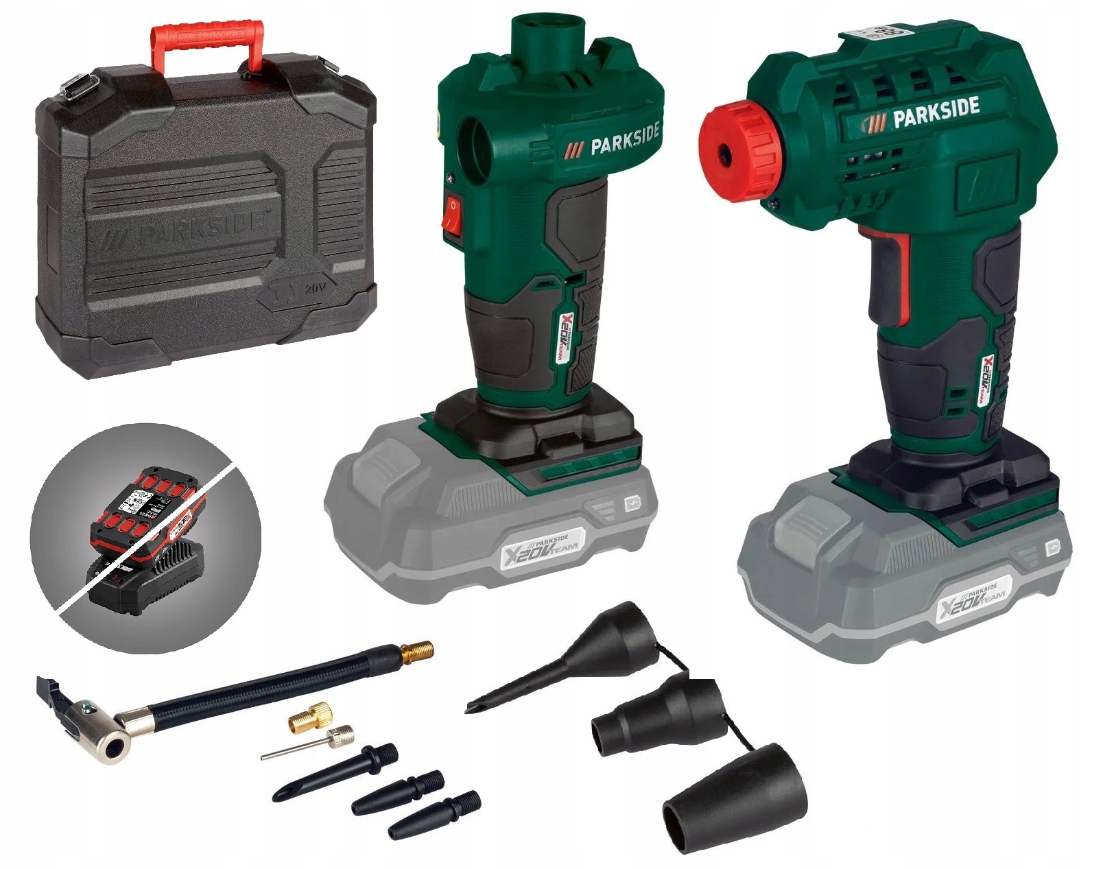 Zestaw elektronarzędzi Parkside PAK 20-LI B2; PALP 20-LI B2 - porównaj ...