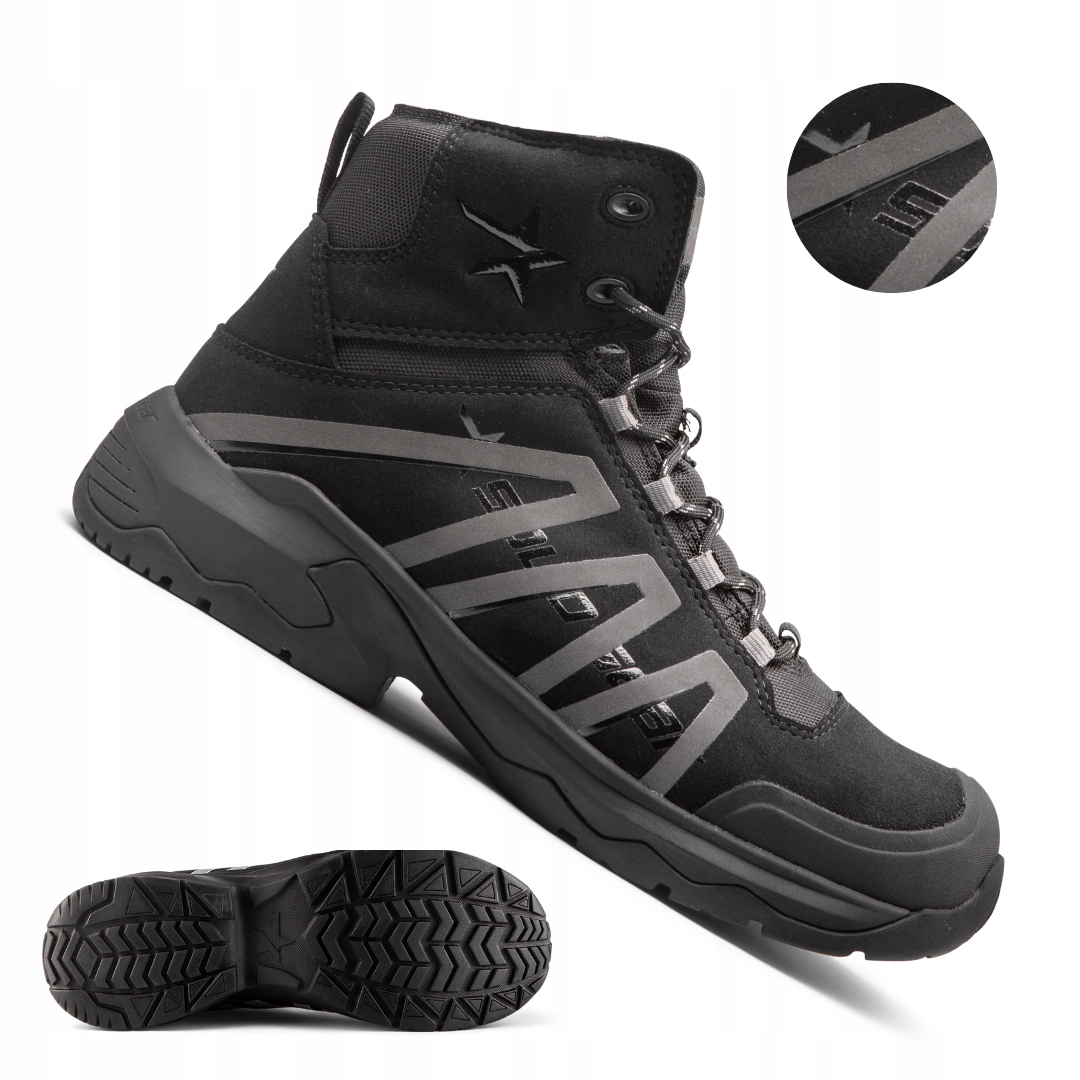 Buty Robocze Mocne Wytrzymałe Mikrofibra Solid Gear Shale Mid S3 Rozmiar 41 (7340093627887 ...