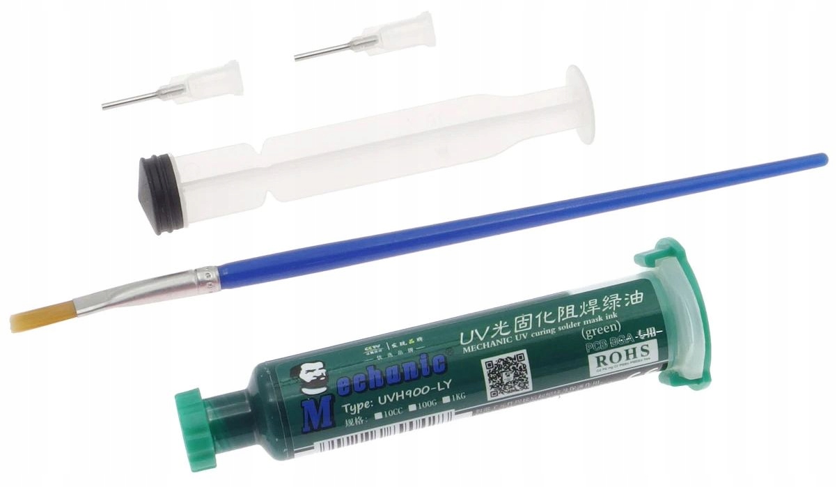 Solder Mask SOLDERMASKA LVH-900, lakier UV, zielona, Mechanic, MECH-016 ...