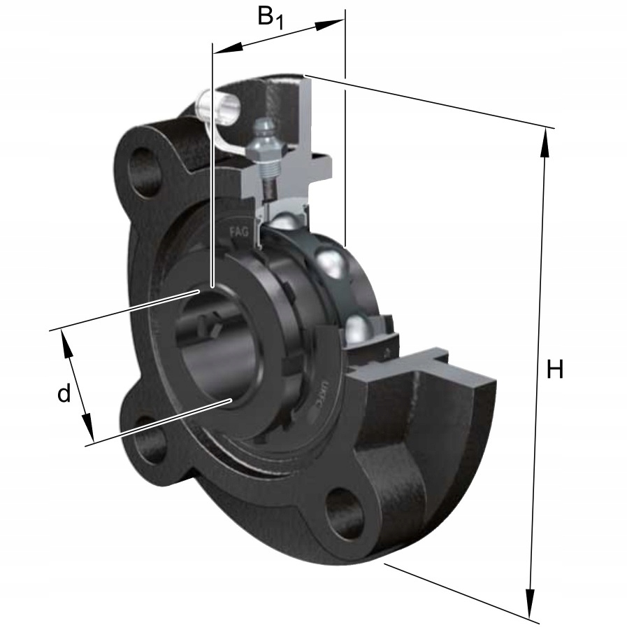 UKFC211-J7 - FAG - 50x185x59 mm - porównaj ceny - Allegro.pl
