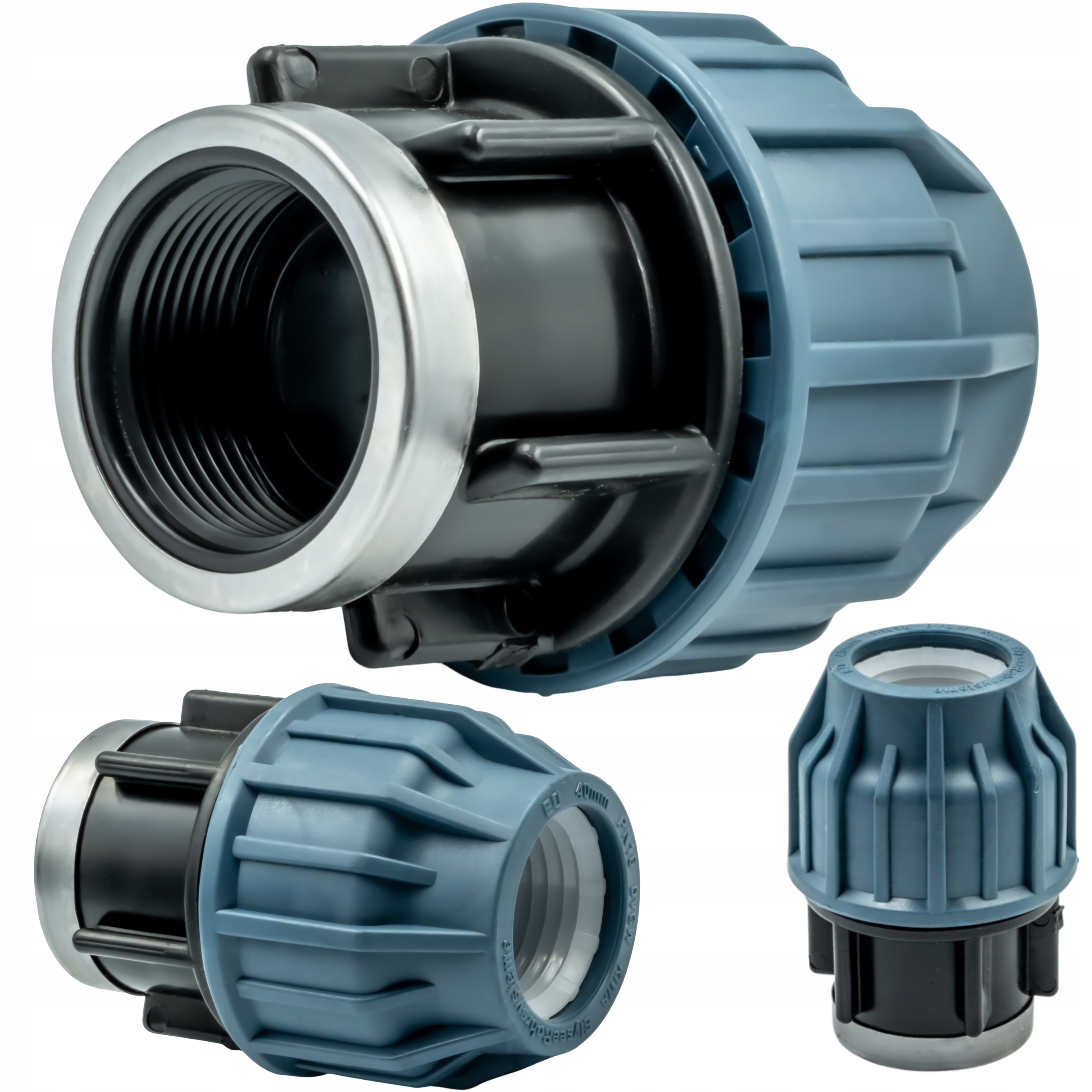 ZŁĄCZKA 32x6/4" GW SKRĘCANA MUFOWA MUFA DO RUR PE PP DO WODY 16 BAR ...