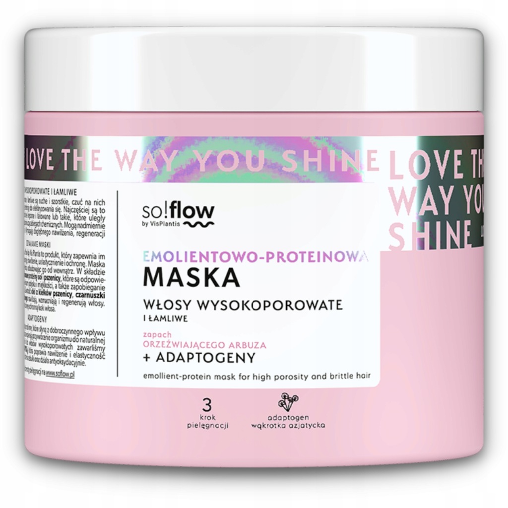 So!flow 400 ml emolientowo-proteinowa maska (5907618133753) • Cena ...