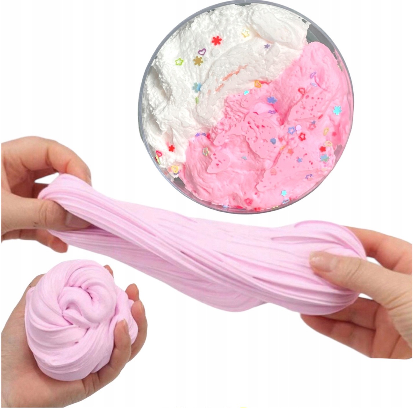SLIME GLUTEK MASA SENSORYCZNA PIANKOWA FLUFFY SLIME PIANKA ...