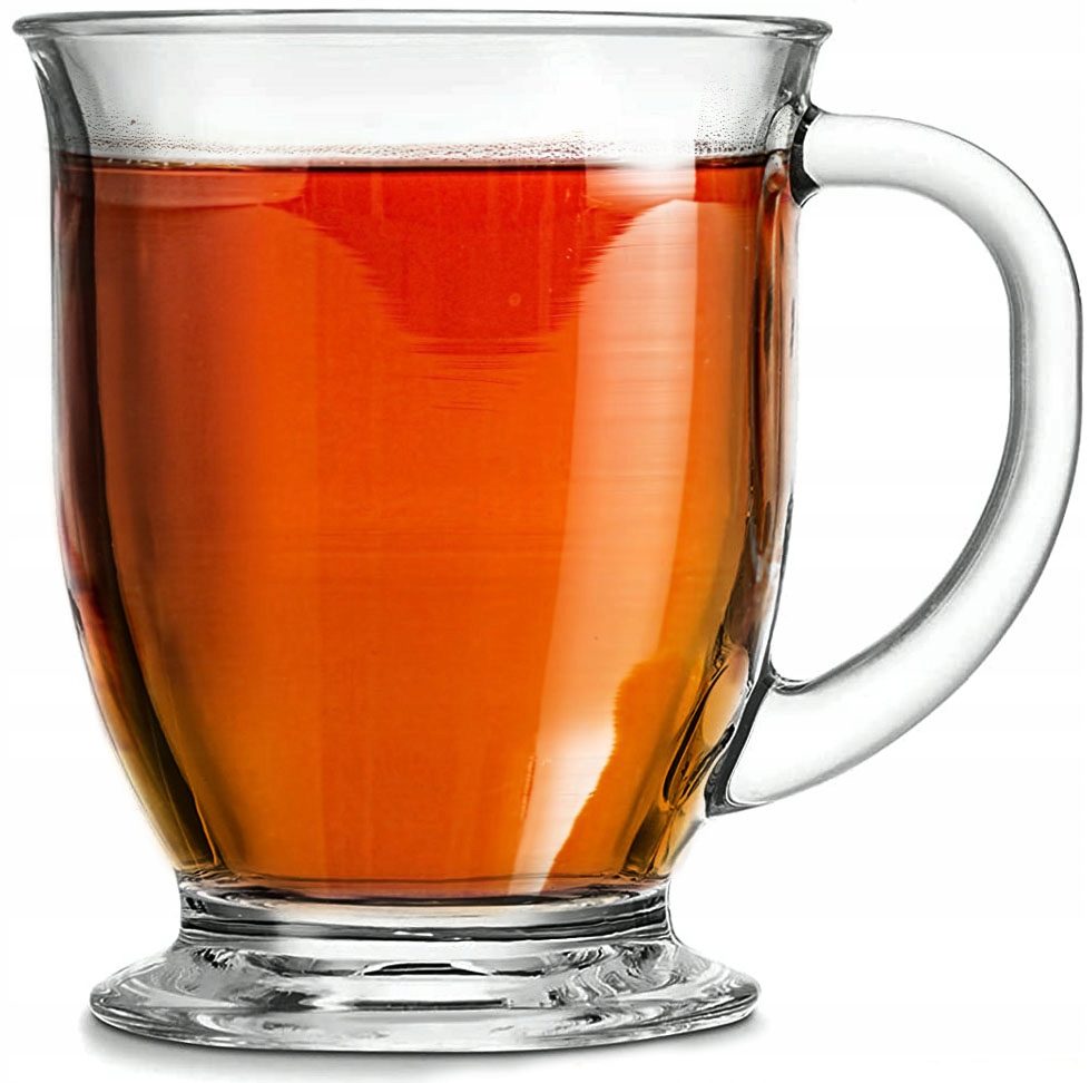 Kubek Glasmark KUBAS | KUBKI | KUBEK | Z UCHEM rączką szkło 400 ml ...