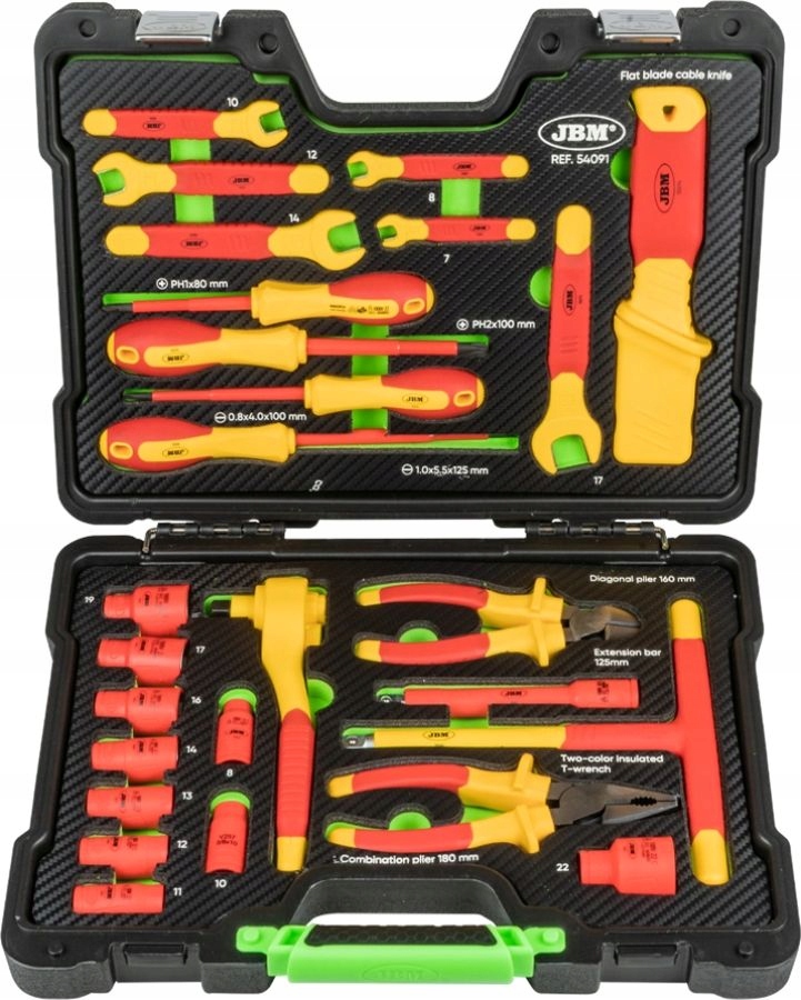 Zestaw narzędzi VDE izolowanych 1000V 26szt VDE D.54091 8435034540918 ...