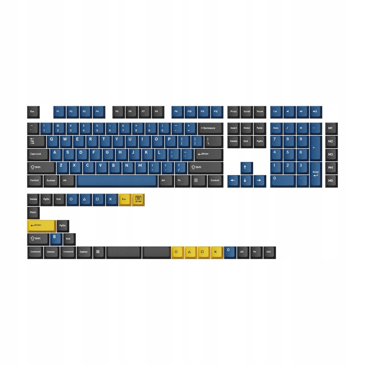 Keychron Keycaps PBT Cherry Profile Double-Shot Full Set (143 kláves ...