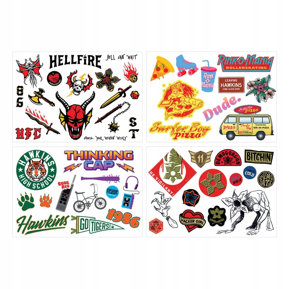Stranger Things Tech Sticker Pack (5060948294393) • Cena, Opinie ...