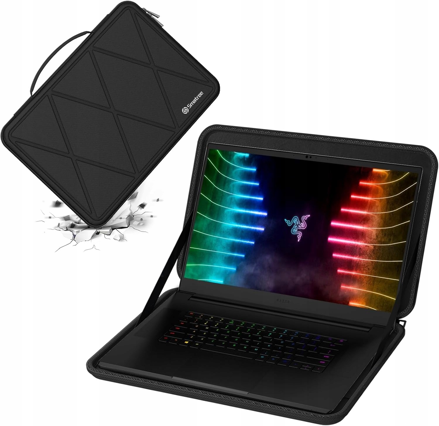 POUZDRO OCHRANNÉ NA TABLET SMATREE M116 HARD EVA CASE OBAL 17,3 PALCŮ ...