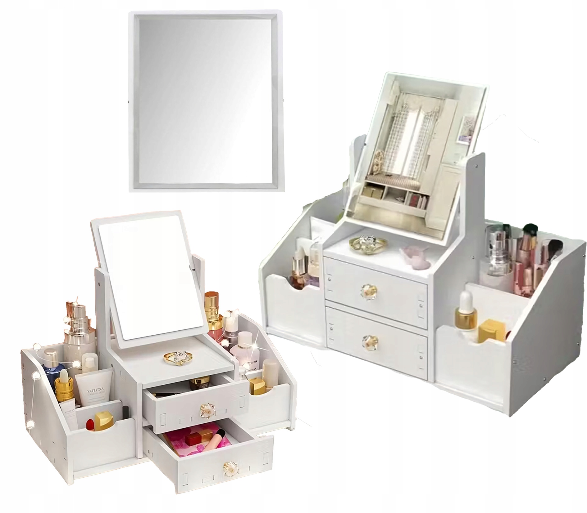 Toaletka Real Garden biały białe 40 x 33 x 20cm • Cena, Opinie - Allegro