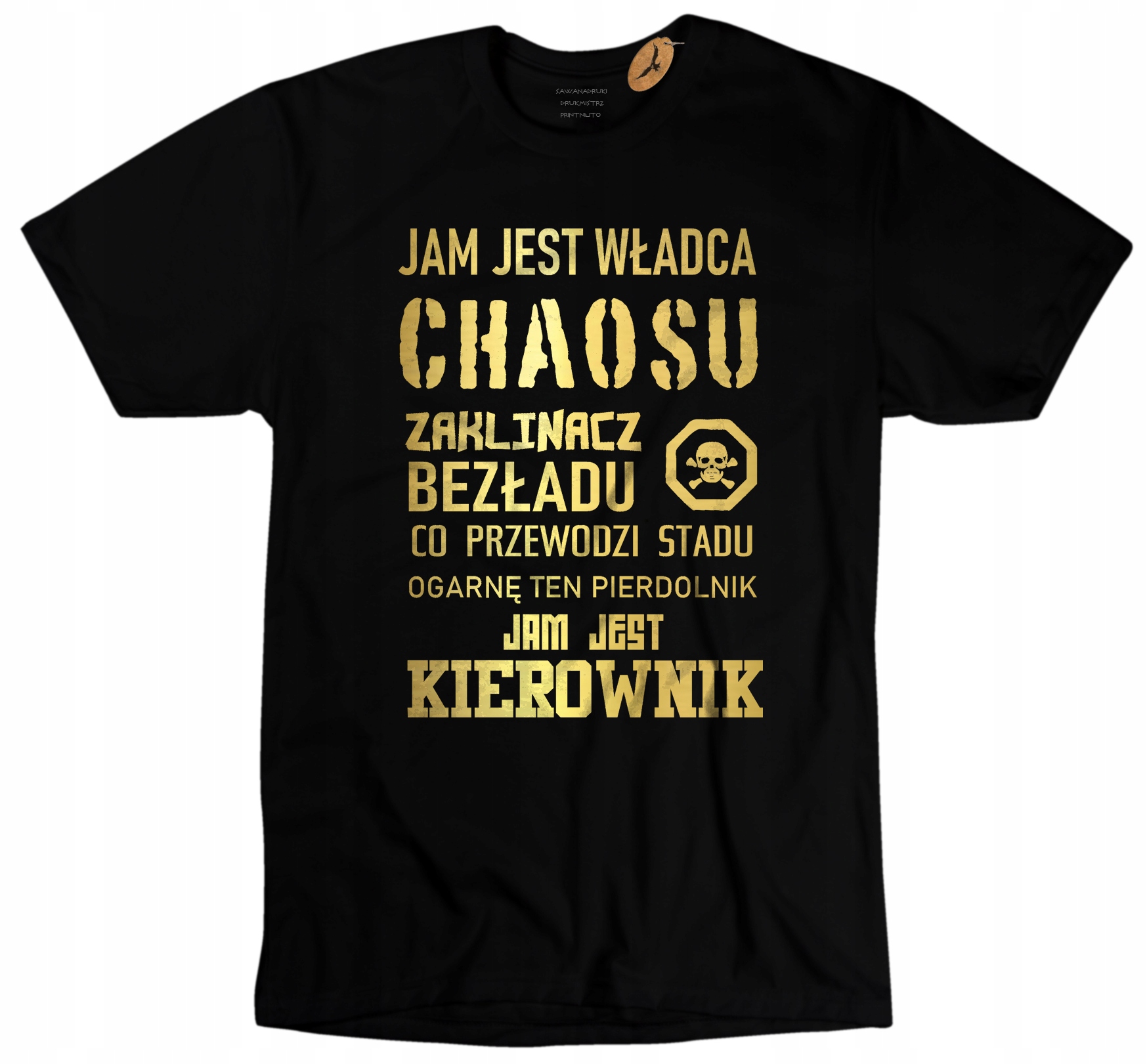 KOSZULKA DLA KIEROWNIKA JAM JEST KIEROWNIK PREZENT • Cena, Opinie • T ...