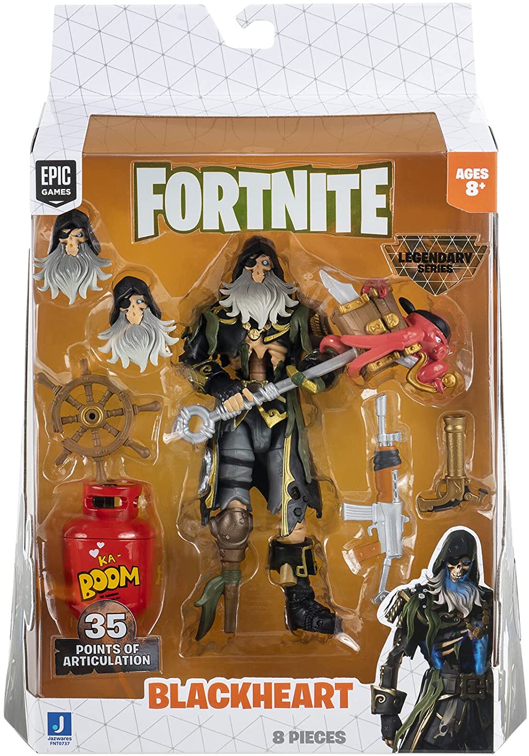 FORTNITE LEGENDARY SERIES JAZWARES BLACKHEART 15cm (191726401490 ...