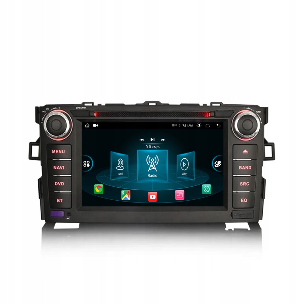 Radio FM DAB+ Opcja Android Tablet GPS WiFi 4G Toyota Auris Corolla ...