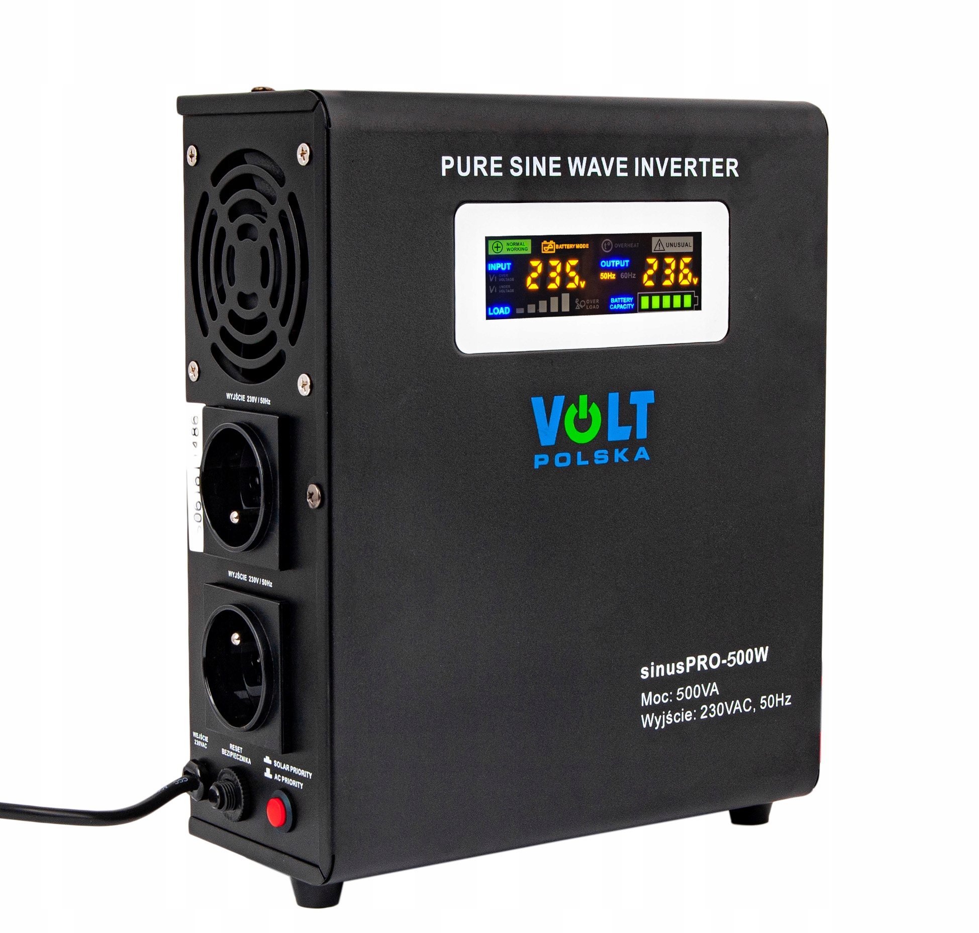Zasilacz UPS Volt Polska 3SP095012W 500 VA 300 W - Sklep, Opinie, Cena w Allegro