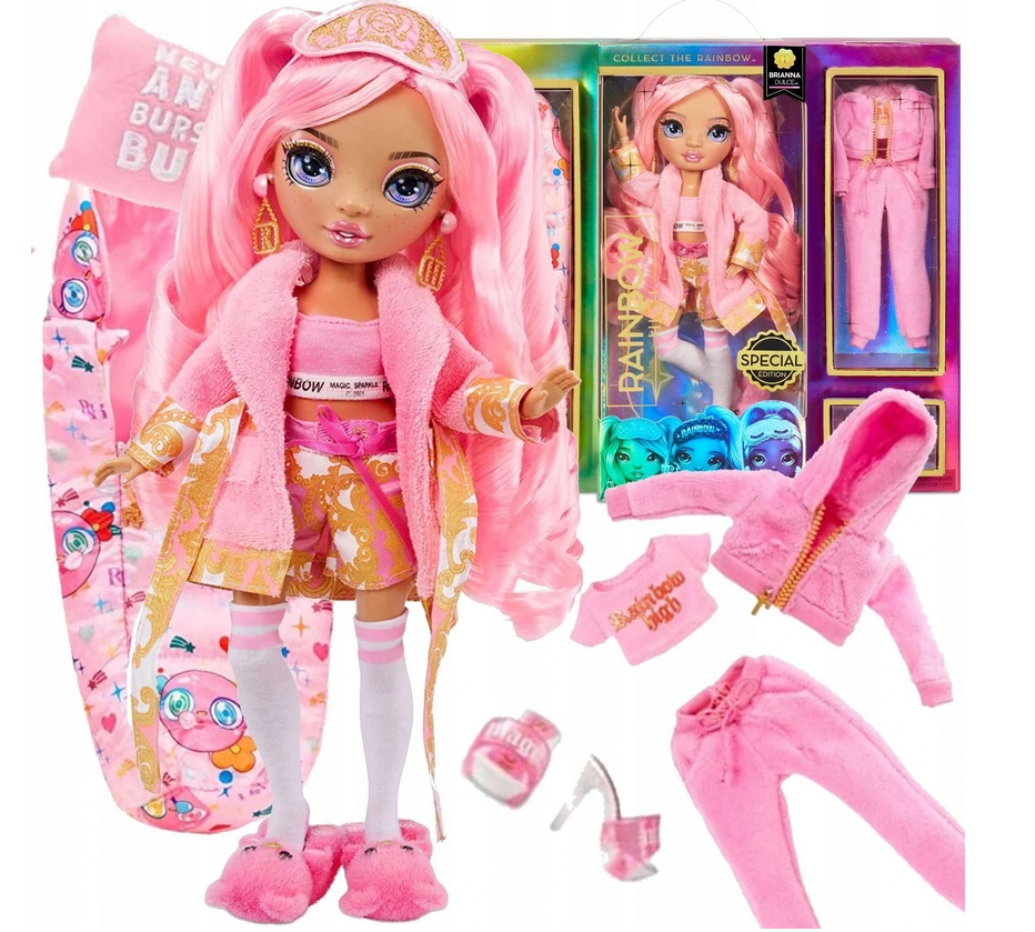 Lalka Mga Rainbow High Slumber Party Brianna Dulce 27 cm - porównaj ...