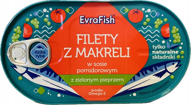 FILET Z MAKRELI W POMIDORACH Z ZIELONYM PIEPRZEM (5907653116698) • Cena, Opinie • Przetwory ...