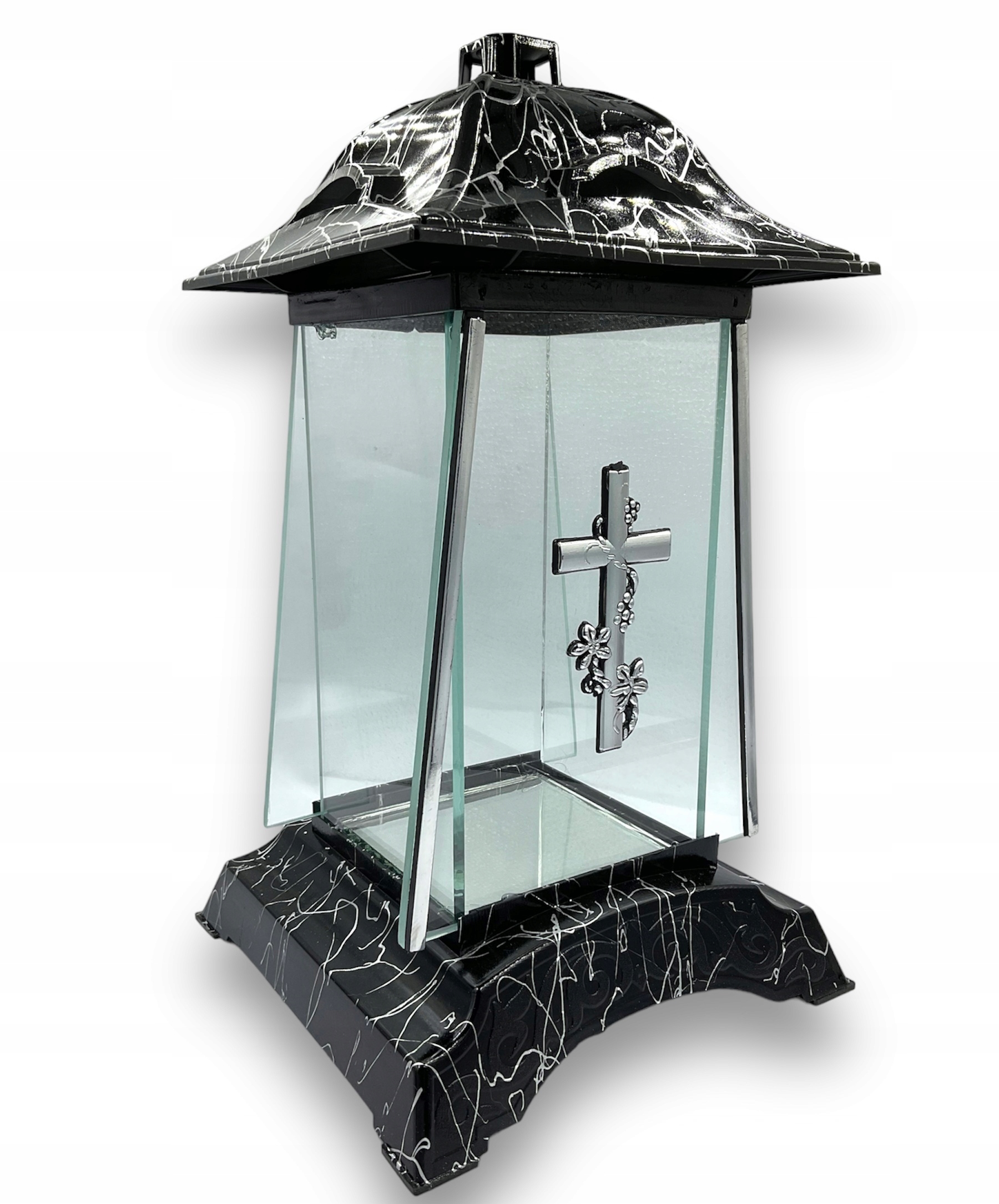 Znicz Kapliczka Szklana GLASS ART Nitka 28cm (4 nitka) • Cena, Opinie ...