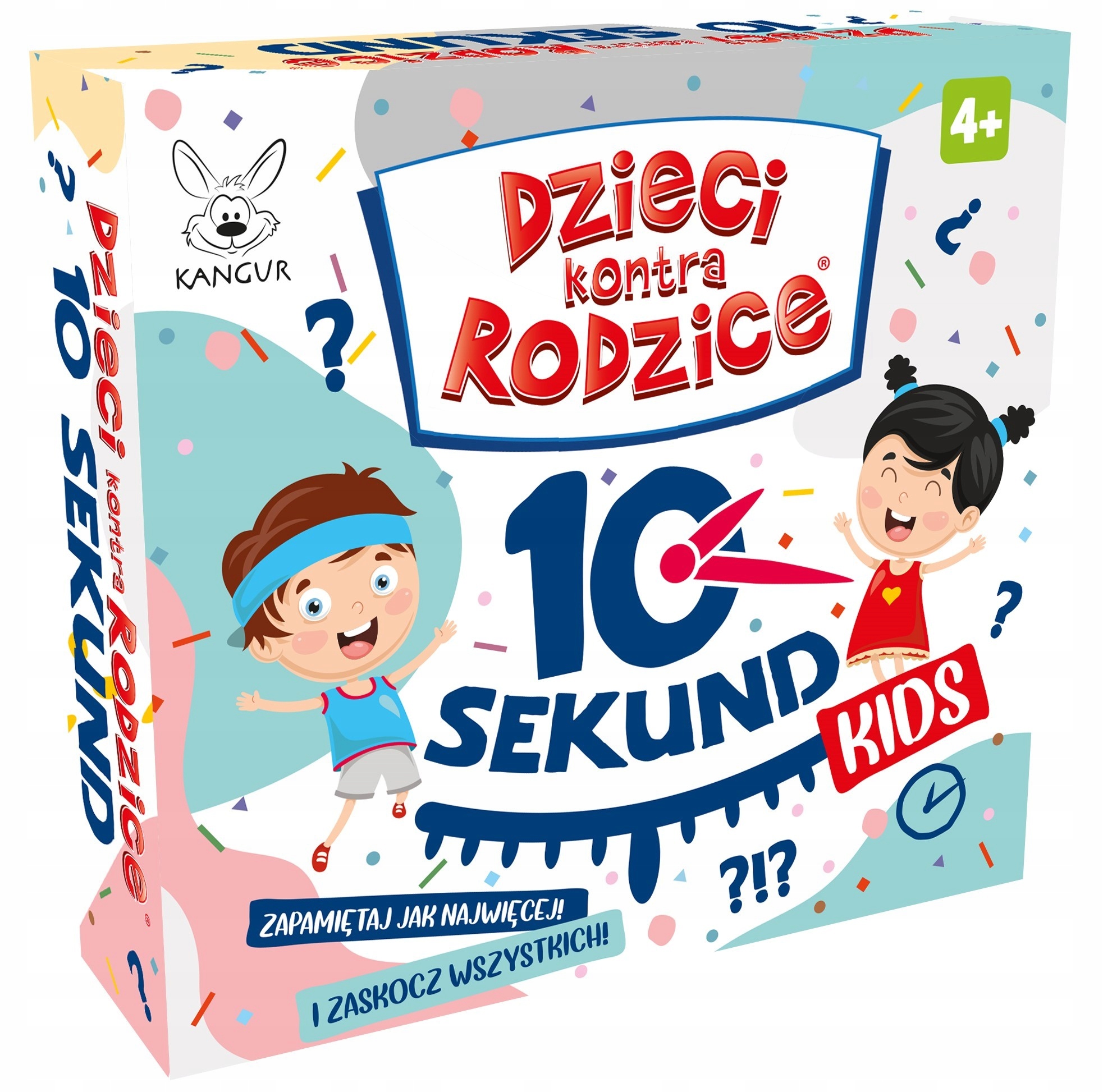 DZIECI KONTRA RODZICE 10 sekund KIDS Gra rodzinna - Stan: Nowy - Sklepy ...