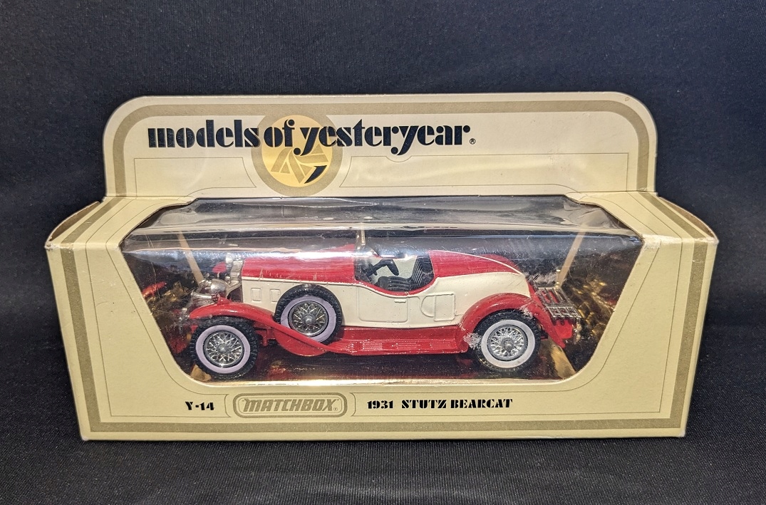 MODEL STUTZ BEARCAT (1931) Y-14 MODELS OF YESTERYEAR 1978 • Opinie ...