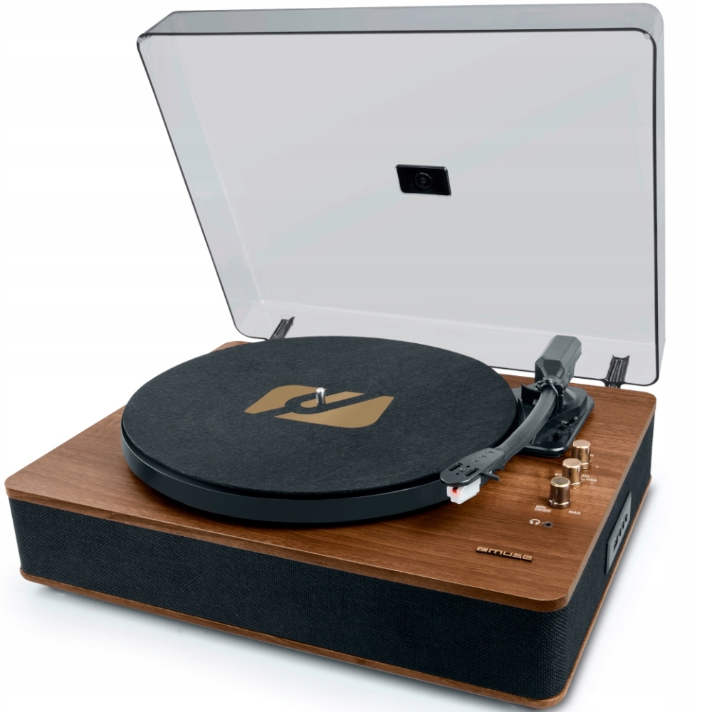 GRAMOFON Z GŁOŚNIKAMI Bluetooth STEREO MUSE MT-106 BT - Sklep, Opinie, Cena w Allegro