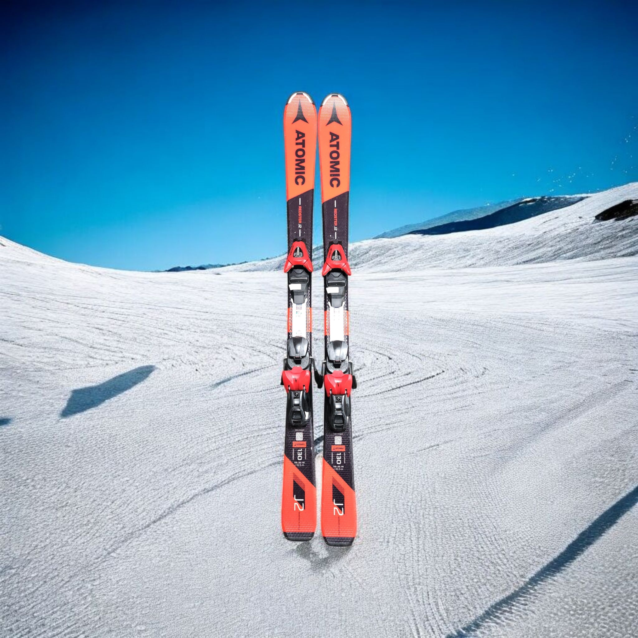 Narty 130 cm Atomic Redster J2 + Atomic L7 - 18100708533 - Allegro