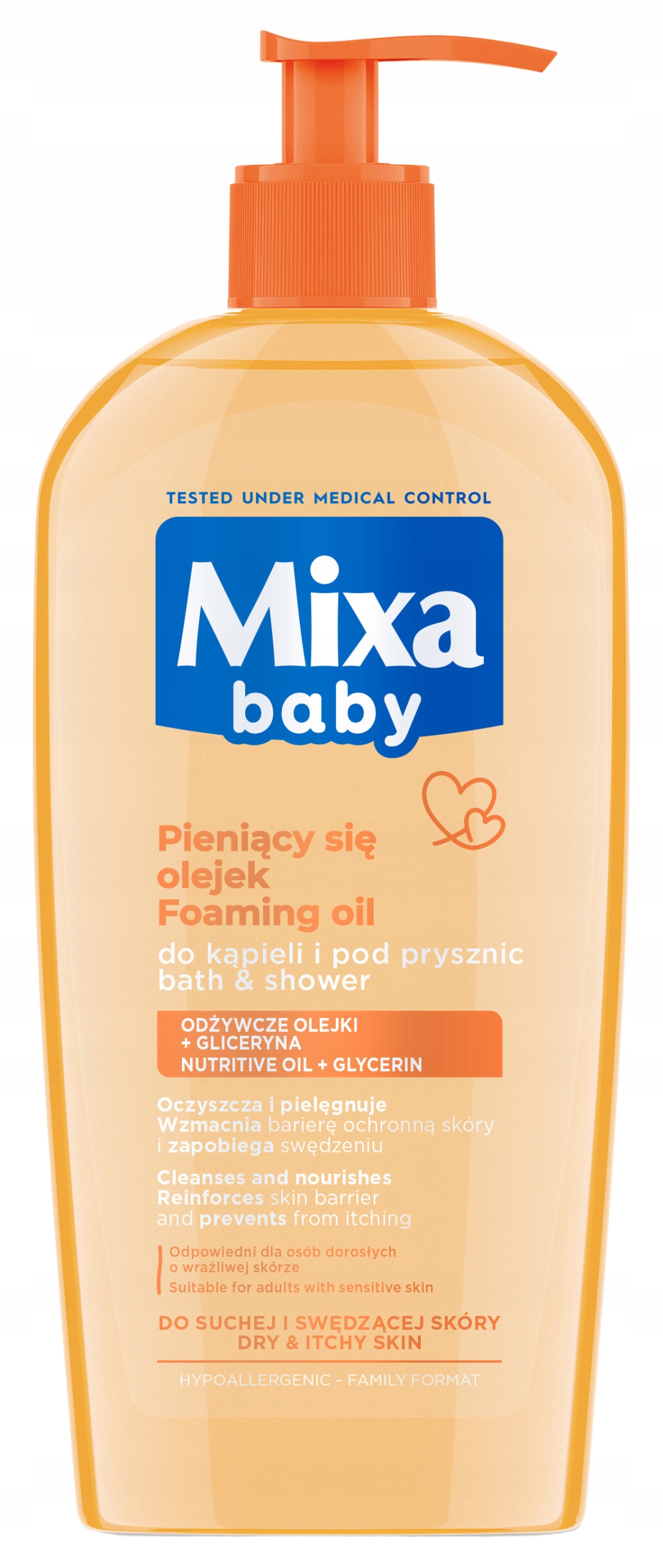 Mixa Baby Pieniący się olejek do kąpieli 400 ml (3600550368383) • Cena ...