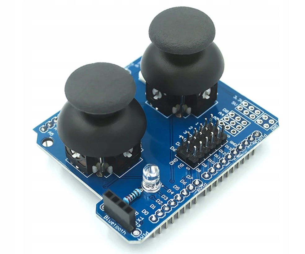 Moduł 2x Joystick PS2 do projektów z ARDUINO UNO R3 CH340 - Sklep, Opinie, Cena w Allegro