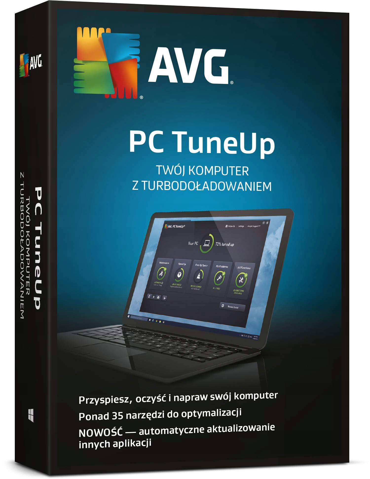 AVG PC TuneUp | 1 PC |1 ROK | - Sklep, Opinie, Cena w Allegro