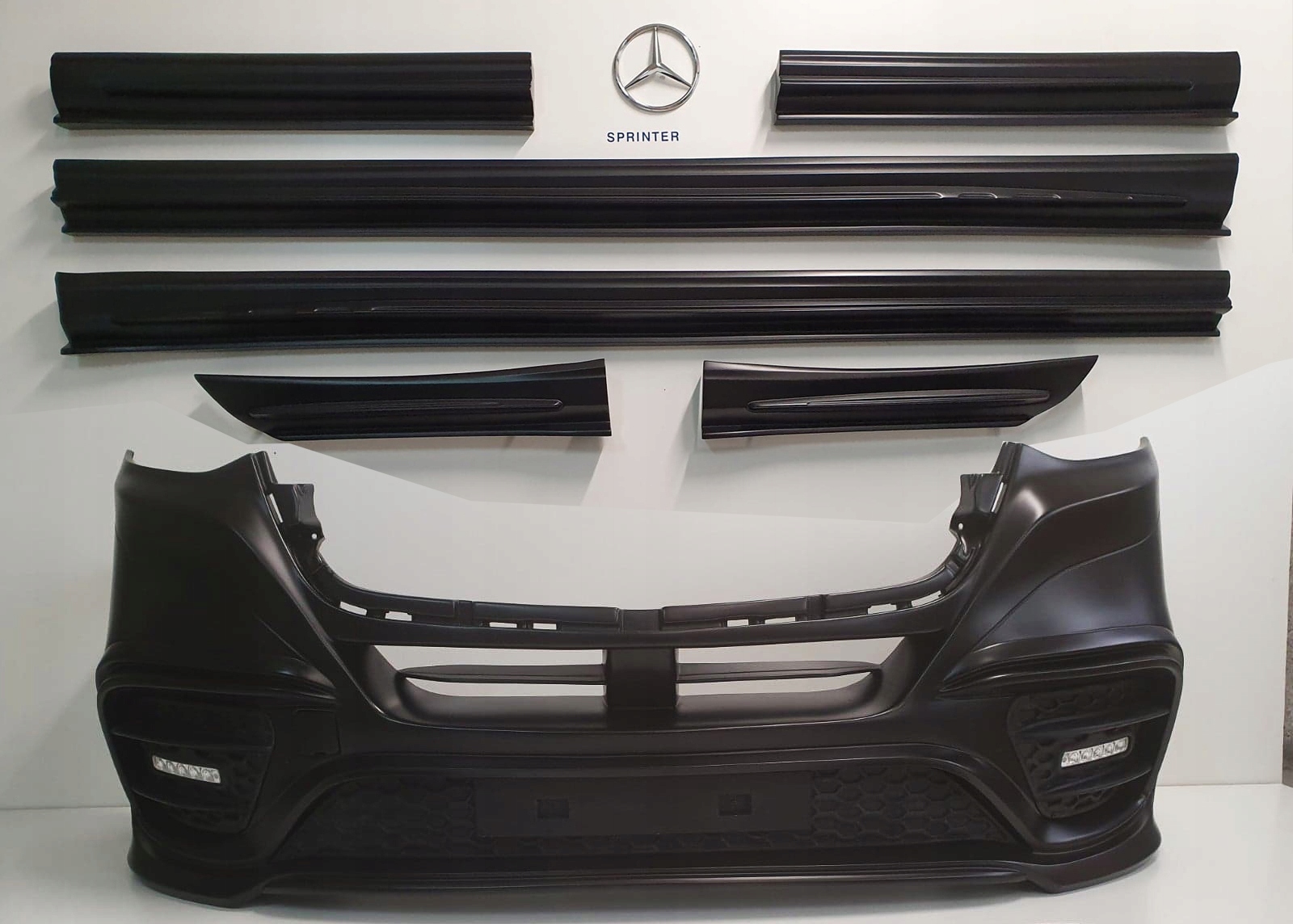 BODY KIT SPRINTER 907 L3 ZDERZAK GRILL PROGI TUNING AMG PETRONAS ...