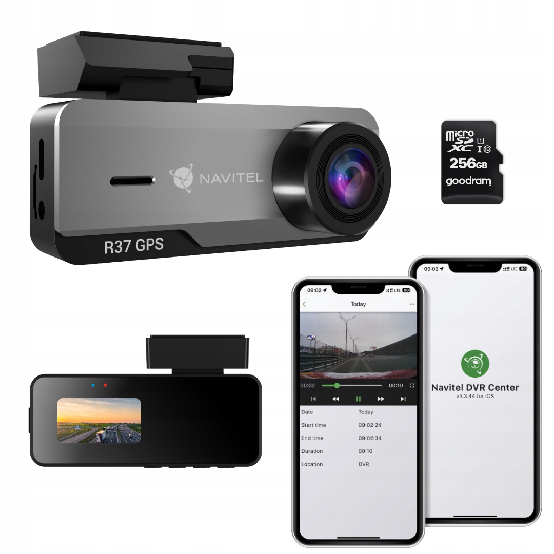 Wideorejestrator Navitel R37 Full HD GPS Wi-Fi Fotoradary G-sensor prędkość 8594181745567 za 349 ...