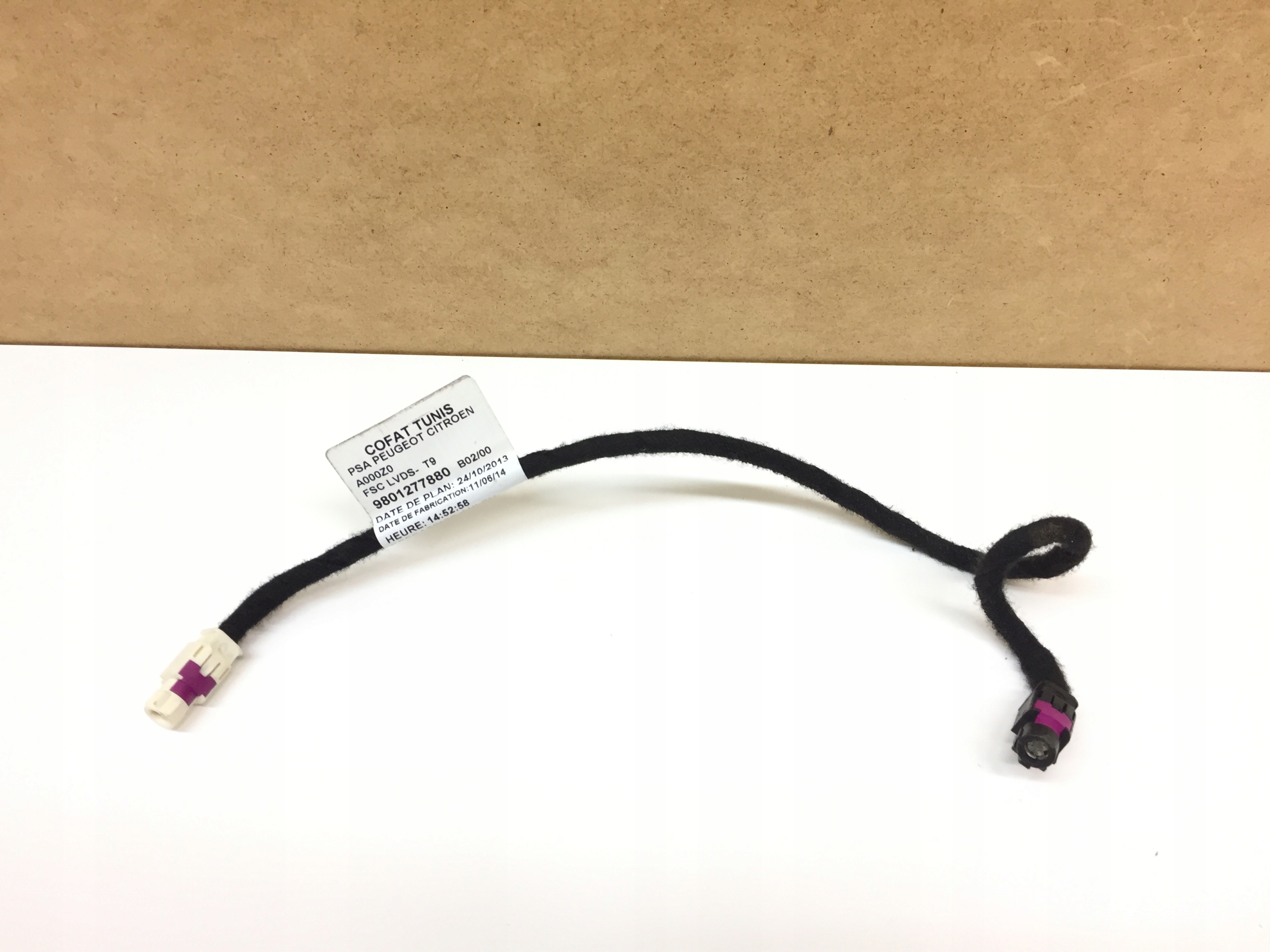 PEUGEOT 308 T9 PRZEWÓD WIĄZKA KABEL ANTENY 9801277880 za 65 zł z Chocz ...