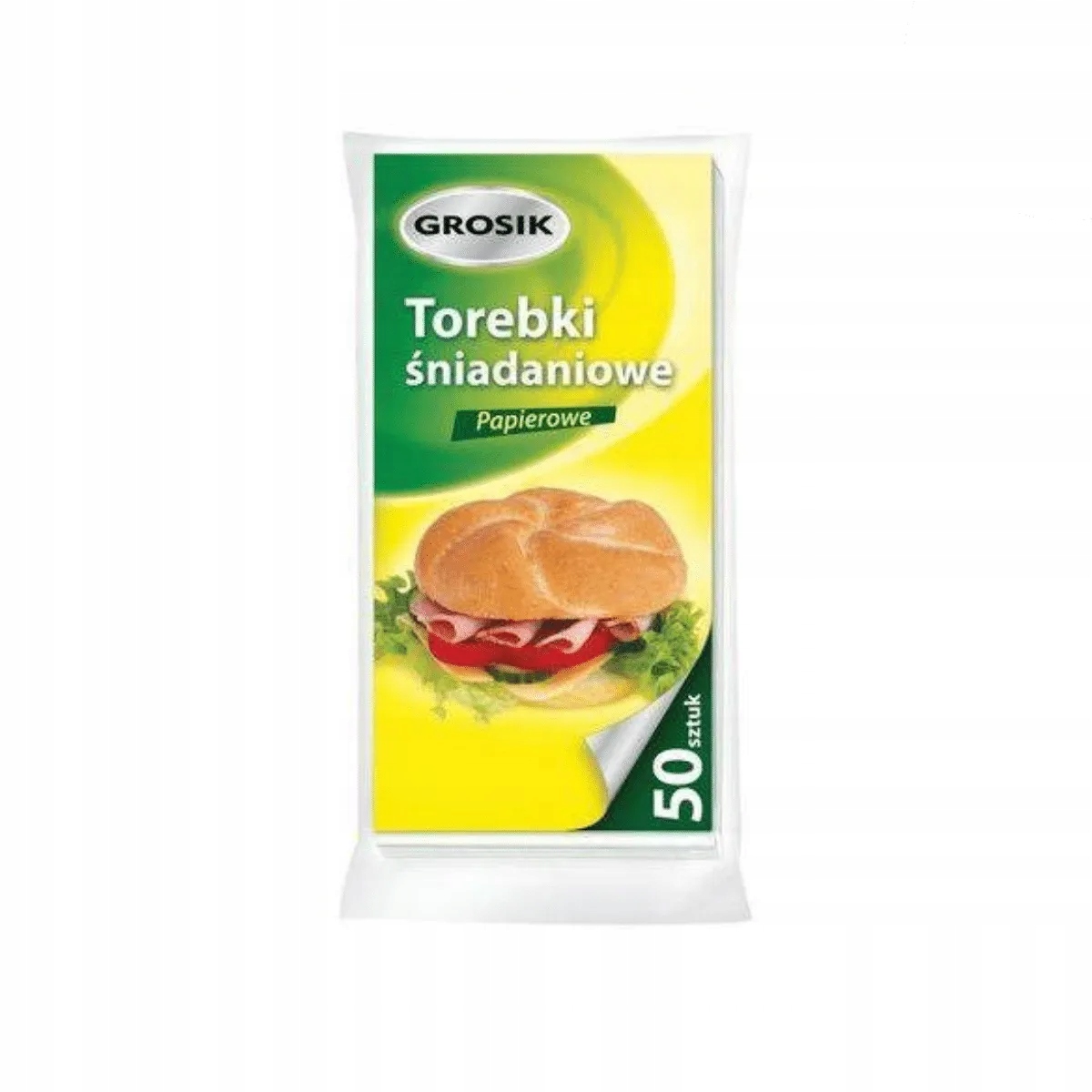 GROSIK Torebki śniadaniowe papierowe 50szt (5900536232003) • Cena ...