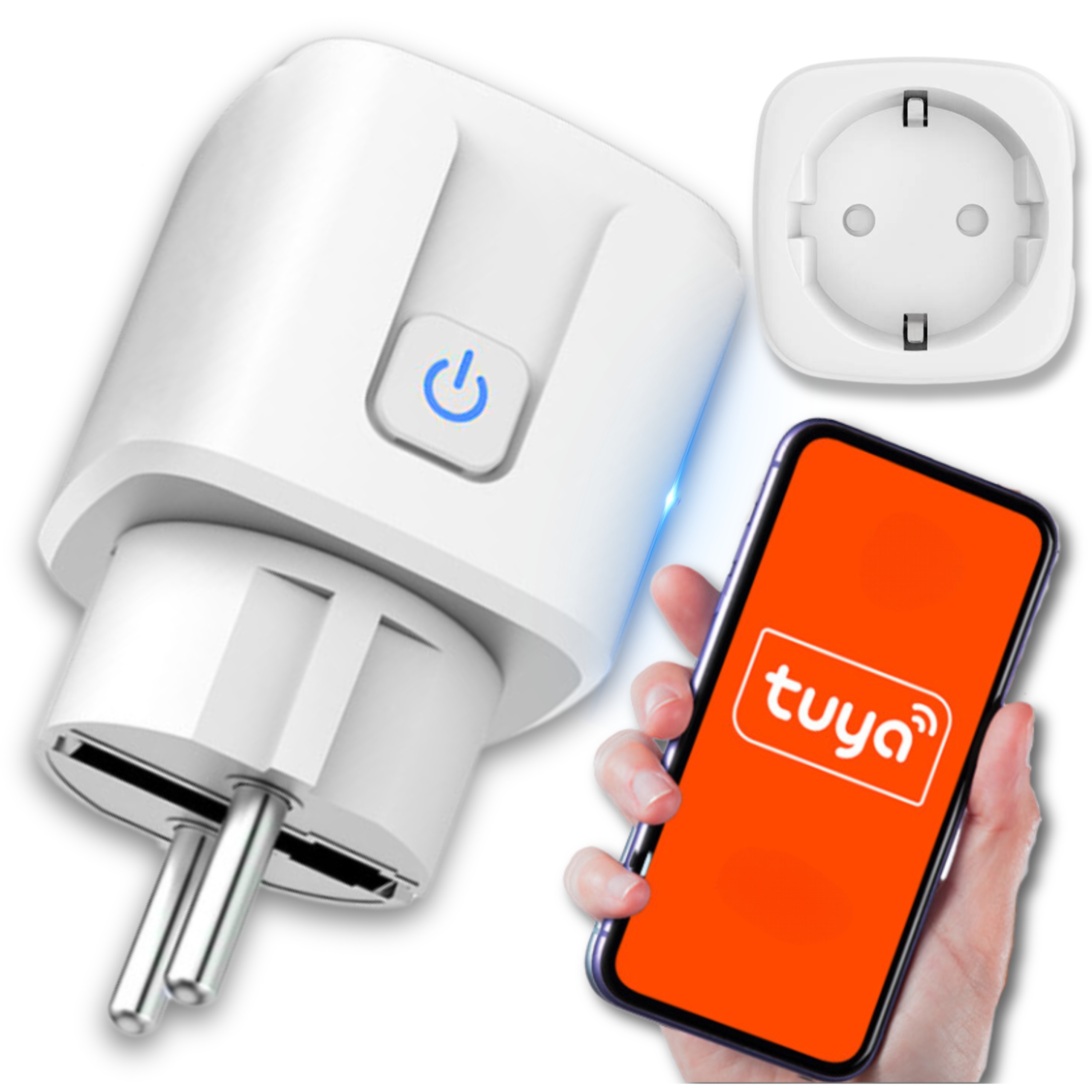 Elektrická zásuvka na dálkové ovládání GreenBlue bílá - Allegro