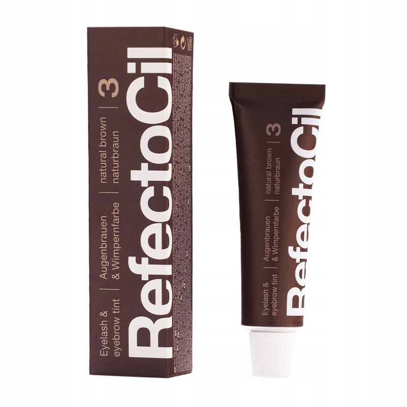 REFECTOCIL Henna w Żelu do Brwi i Rzęs 15ml BRĄZOWA Naturalny Brąz 3.0 ...