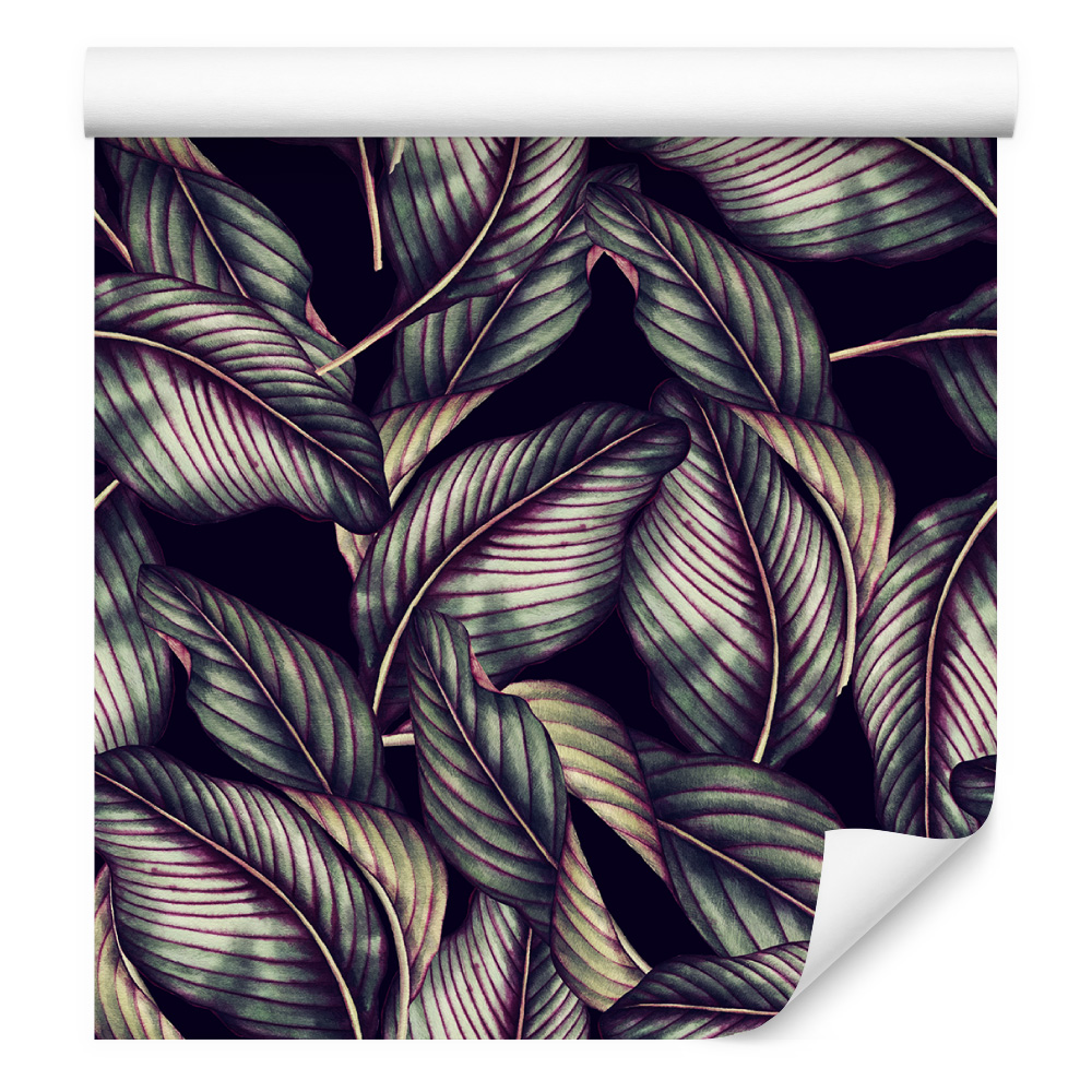 Tapeta listy zelené rostliny příroda předsíň za 783 Kč - Allegro