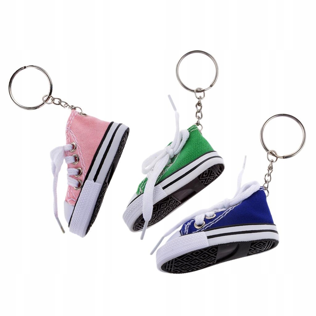 3ks Keychain Set Plátěné boty Partner Key Chain Shoes za 256.00CZK ...
