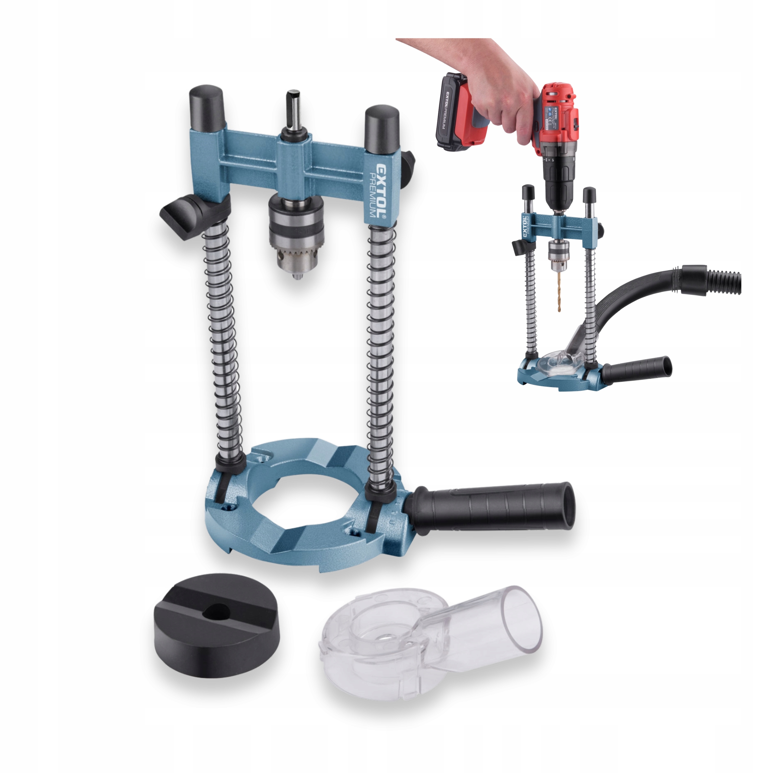 STOJAK NA WIERTARKĘ STATYW WIERTARSKI Z GŁOWICĄ 1-10mm METALOWY ...