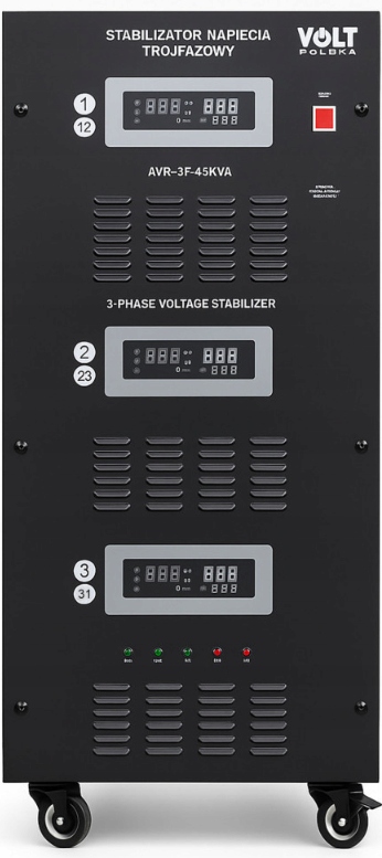AVR Stabilizátor napětí PRO 45000VA 3% 3F, třífázový, (5904100452941 ...