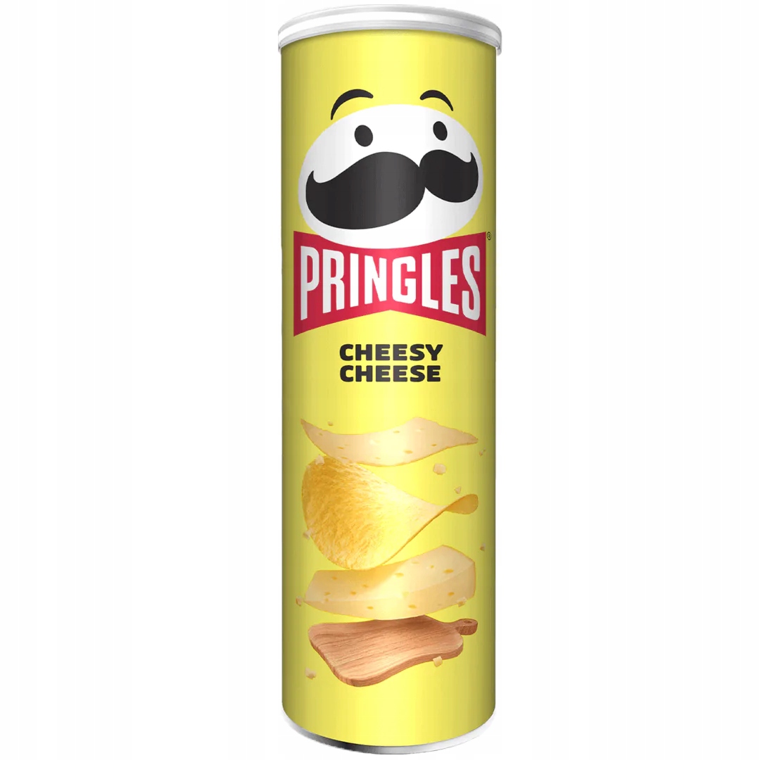 PRINGLES Cheesy Cheese Chipsy 165g 16602579551 - Allegro.pl