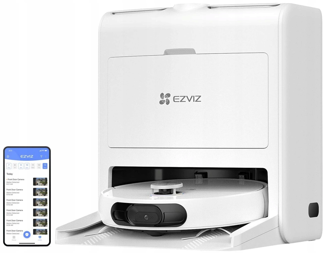 Robot sprzątający Ezviz RS2 2w1 4000Pa 300m² D-ToF LiDAR Laser 3D Biały ... Robot sprzątający Ezviz RS2 2w1 4000Pa 300m² D-ToF LiDAR Laser 3D Biały ...