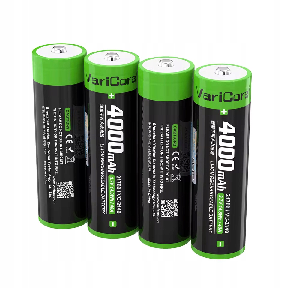 Batéria / Akumulátor VariCore Plus VC-2140 21700 Li-ion 3.7V 4000mAh 4ks, (5905982624648) • Ceny ...