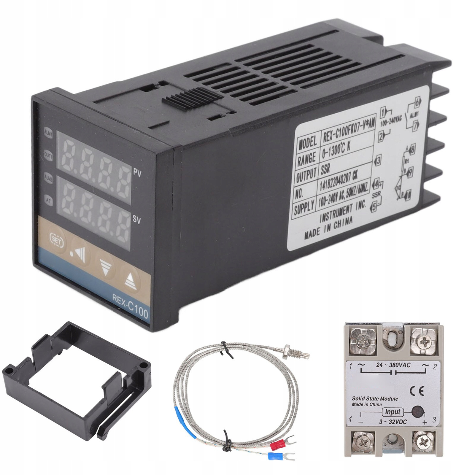 KONTROLER TEMPERATURY PID REX-C100 LED 25A - porównaj ceny - Allegro.pl