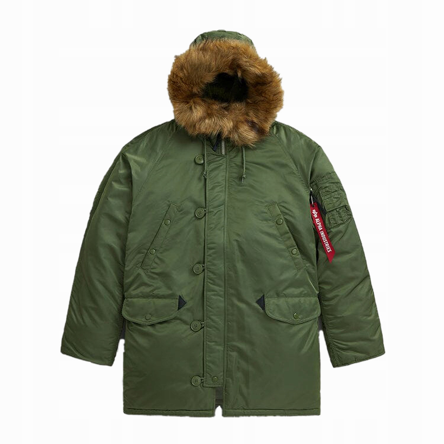 Alpha Industries kurtka męska parka z kapturem N3B 100106 01 rozmiar L • Cena, Opinie - Allegro