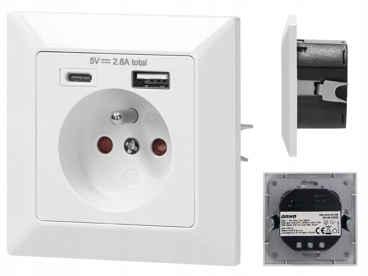 GNIAZDO SCIENNE KONTAKT USB - Niska cena na Allegro.pl