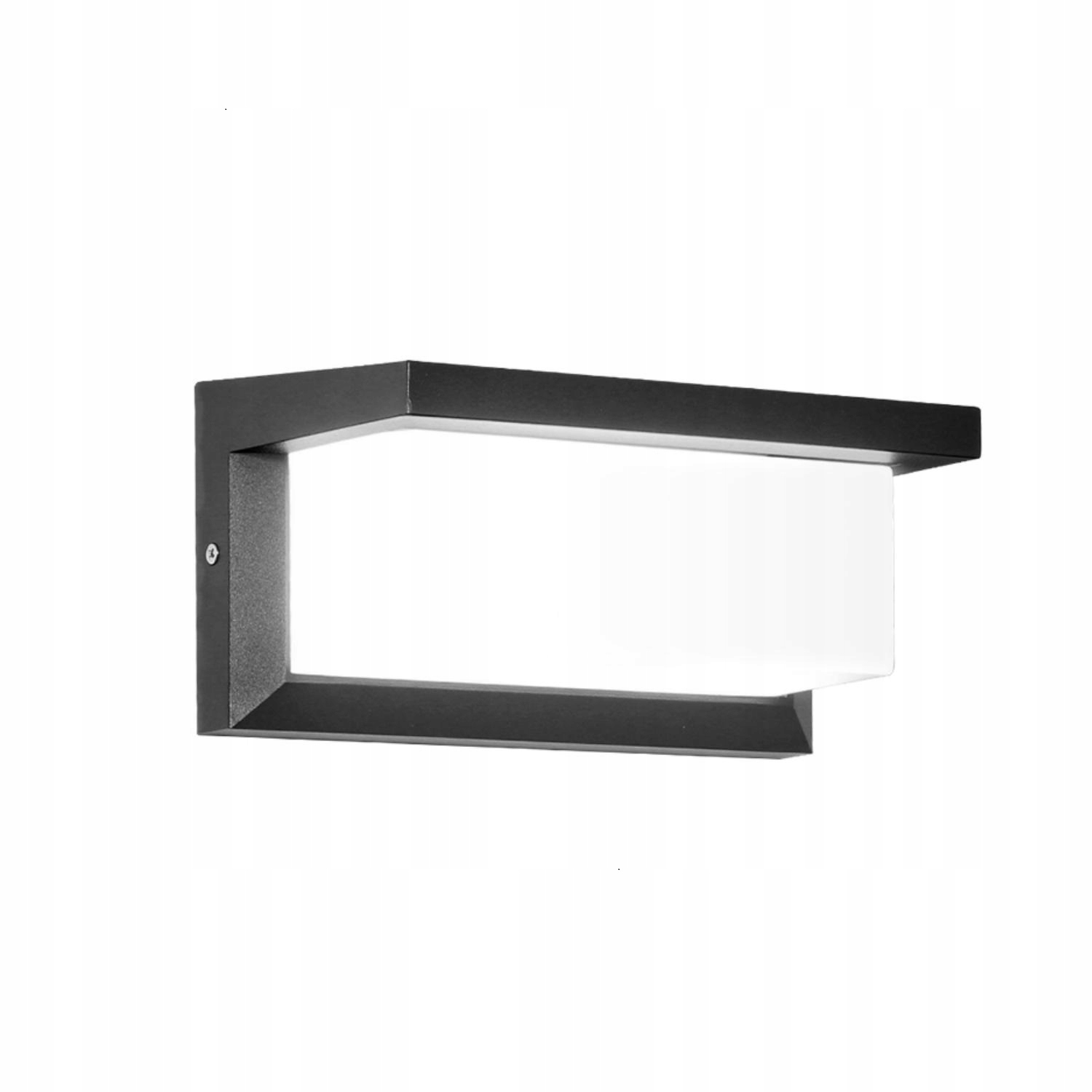 Lampa elewacyjna ogrodowa kinkiet zewnętrzny MODERNÍ 18W LED czujnik ...